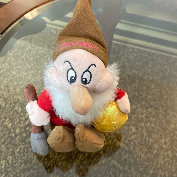 Disney | Other | The Disney Store Grumpy 8 Mini Bean Bag Plush Snow ...